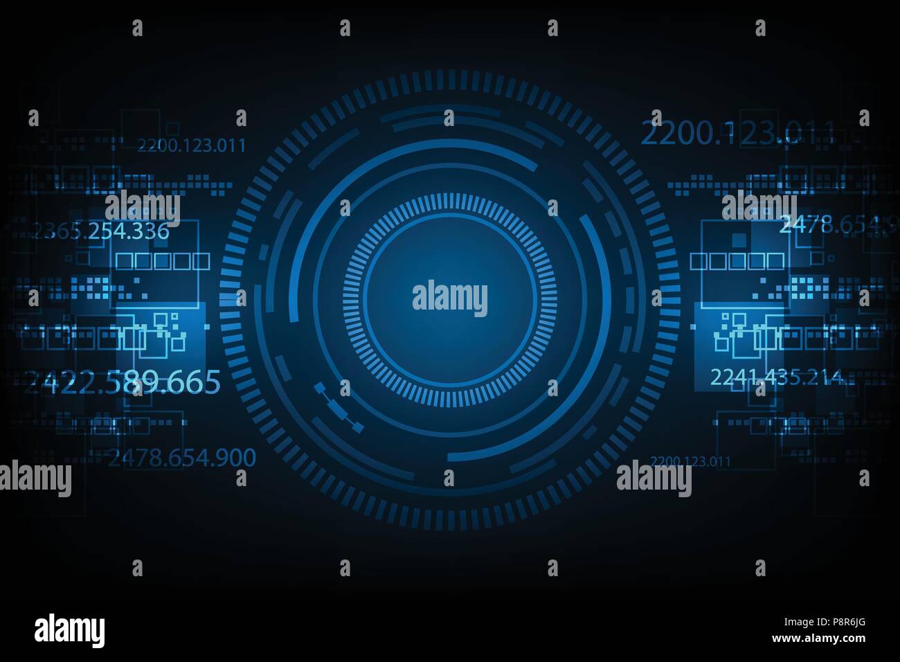 Vector background in the concept of technology Stock Vector Image & Art ...