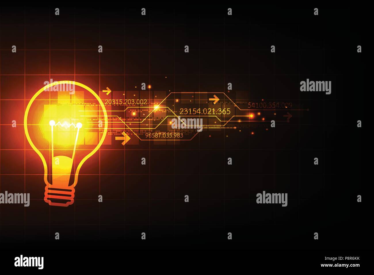 Creativity that leads to the world of the future Stock Vector Image ...