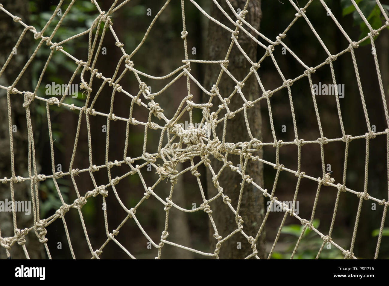 Cobweb rope for Outdoor Children Playground Stock Photo - Alamy
