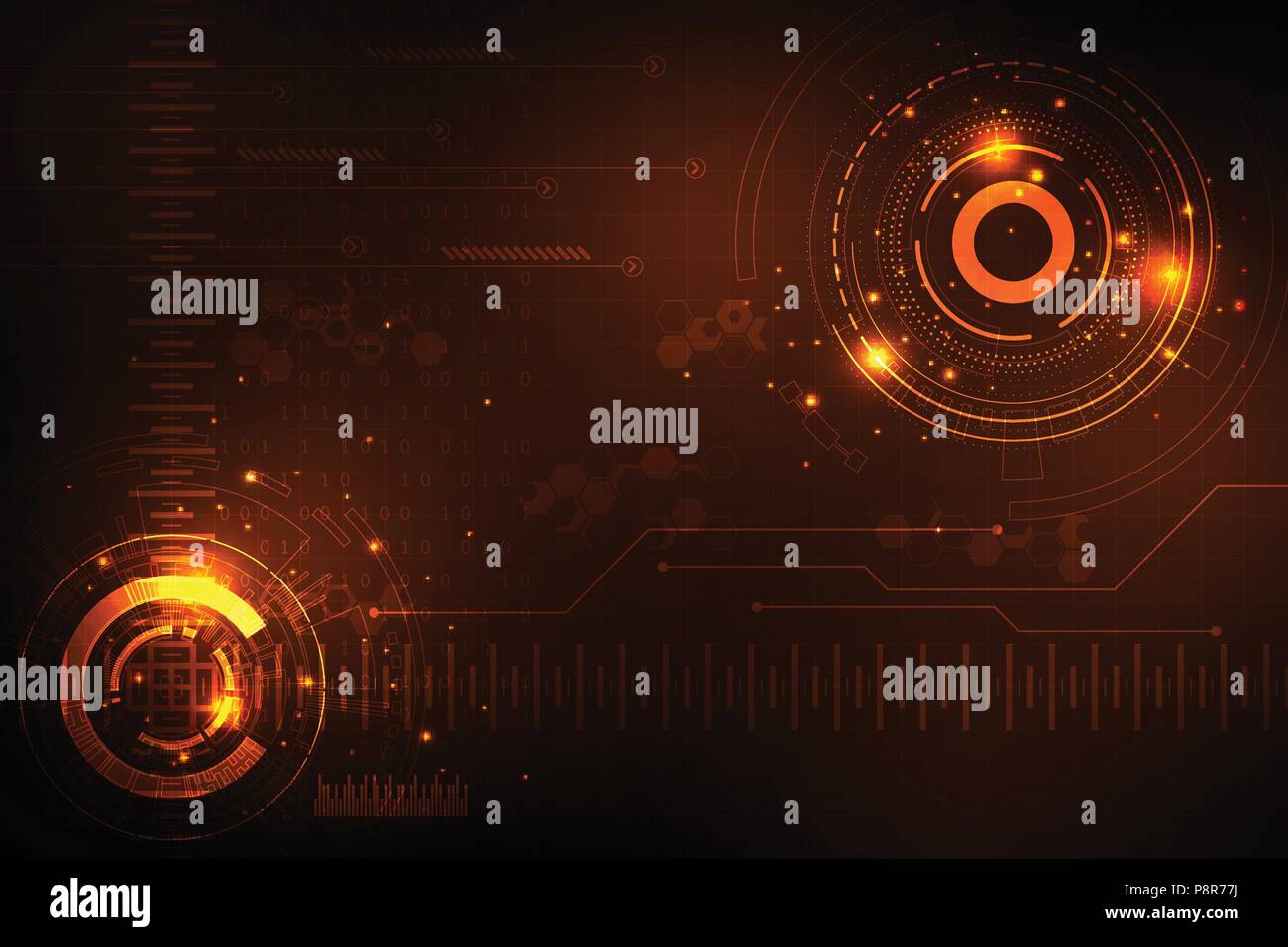 Vector background in the concept of technology Stock Vector Image & Art ...