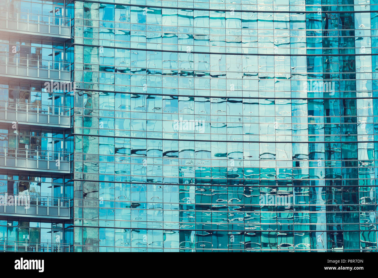 Facade of a skyscraper. Modern building background Stock Photo - Alamy