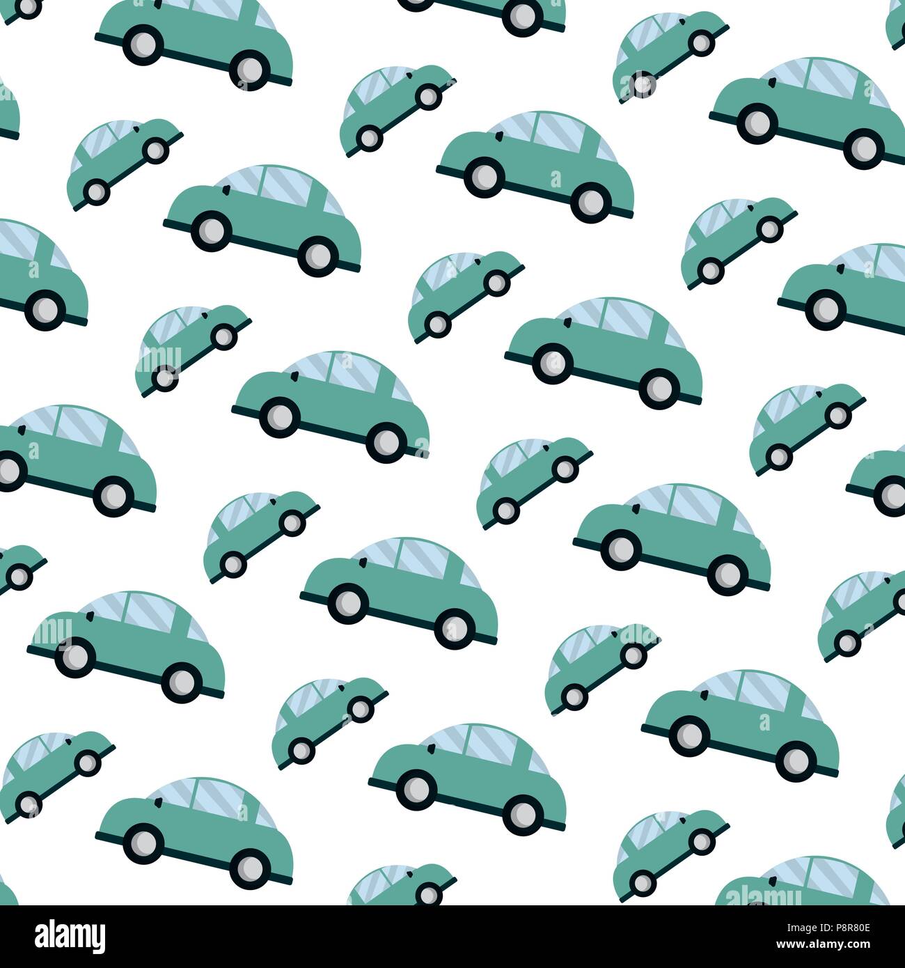 car transportation style vehicle background vector illustration Stock ...