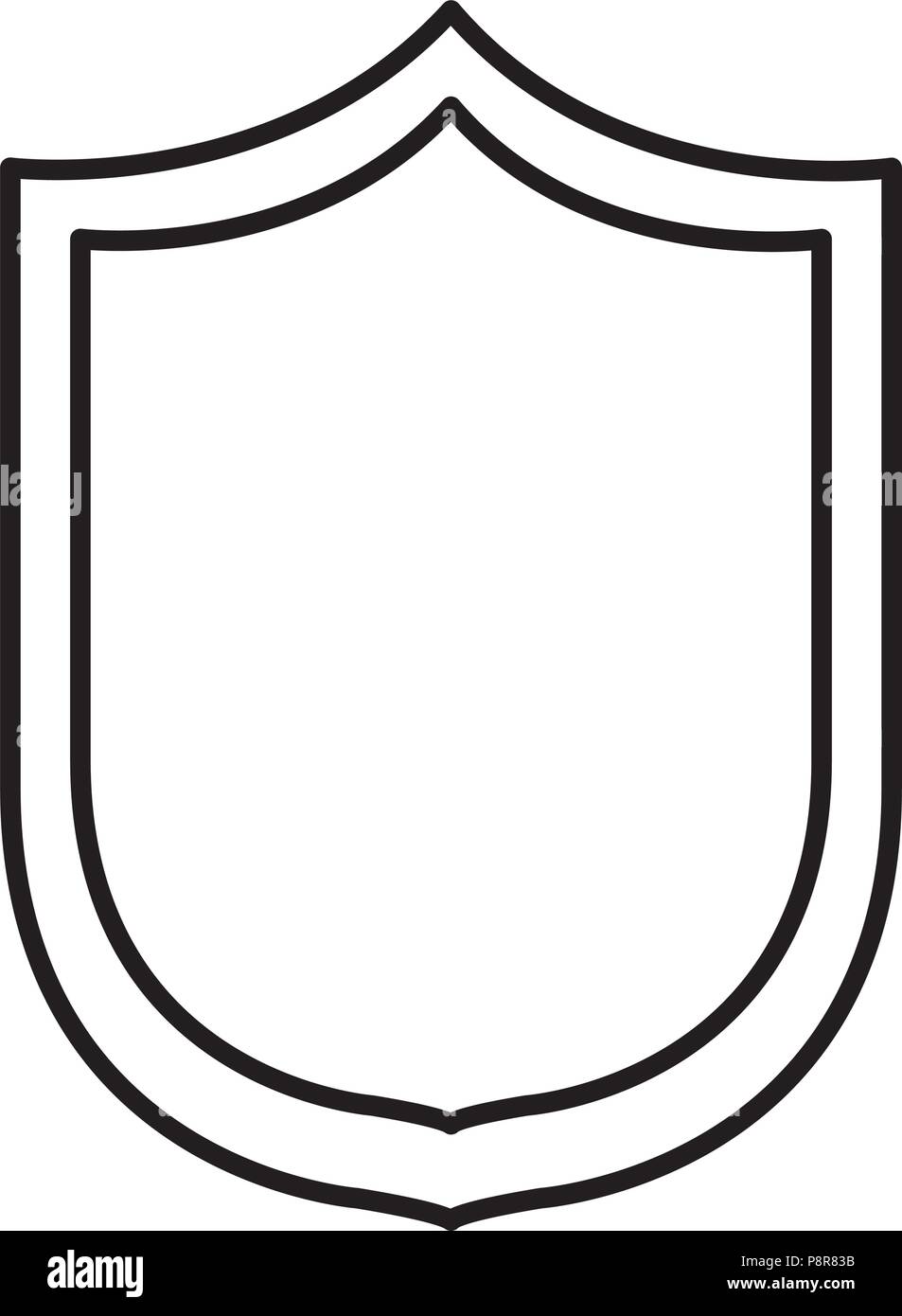 line security shield protection web access vector illustration Stock ... line security shield protection web access vector illustration Stock ...