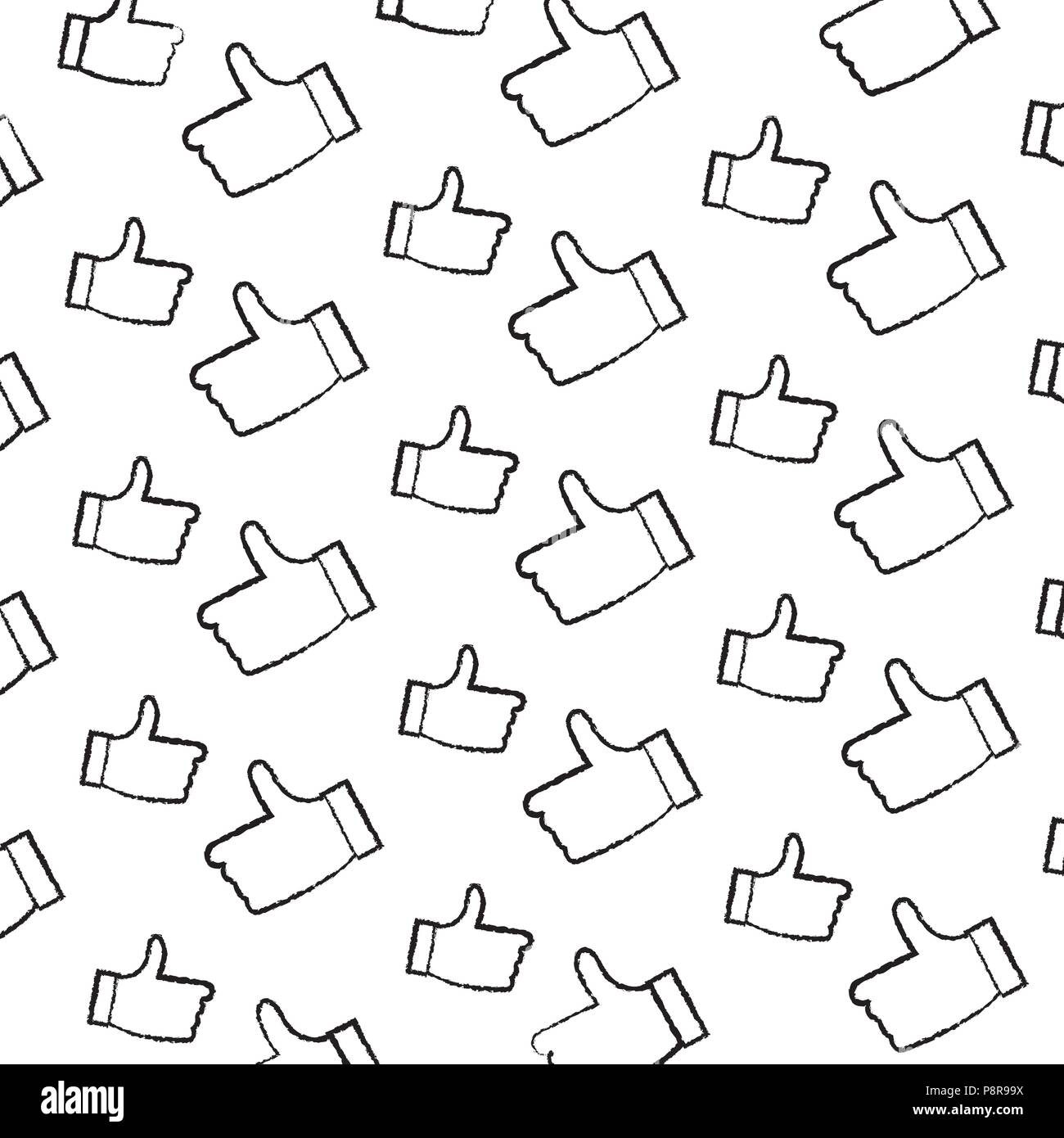 grunge all good gesture symbol background vector illustration Stock ...