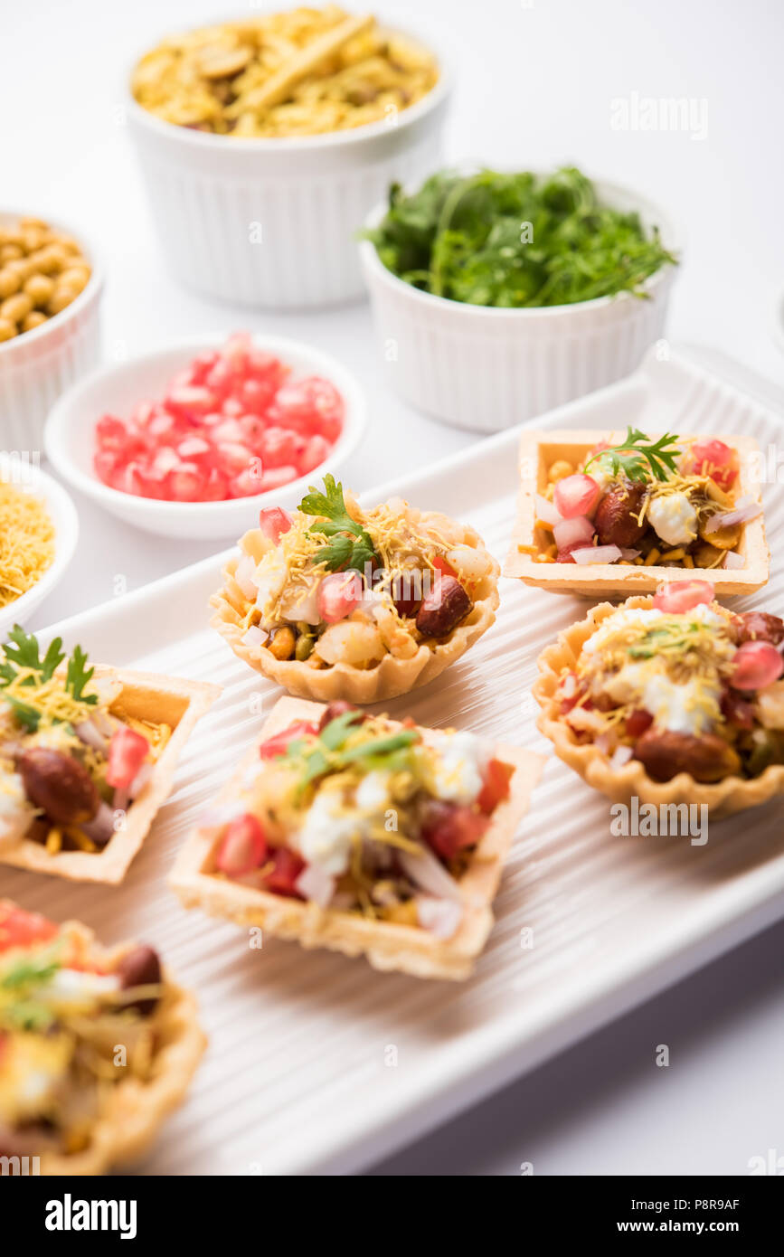 Crispy Canape or canap is a starter recipe from India - Round or square ...