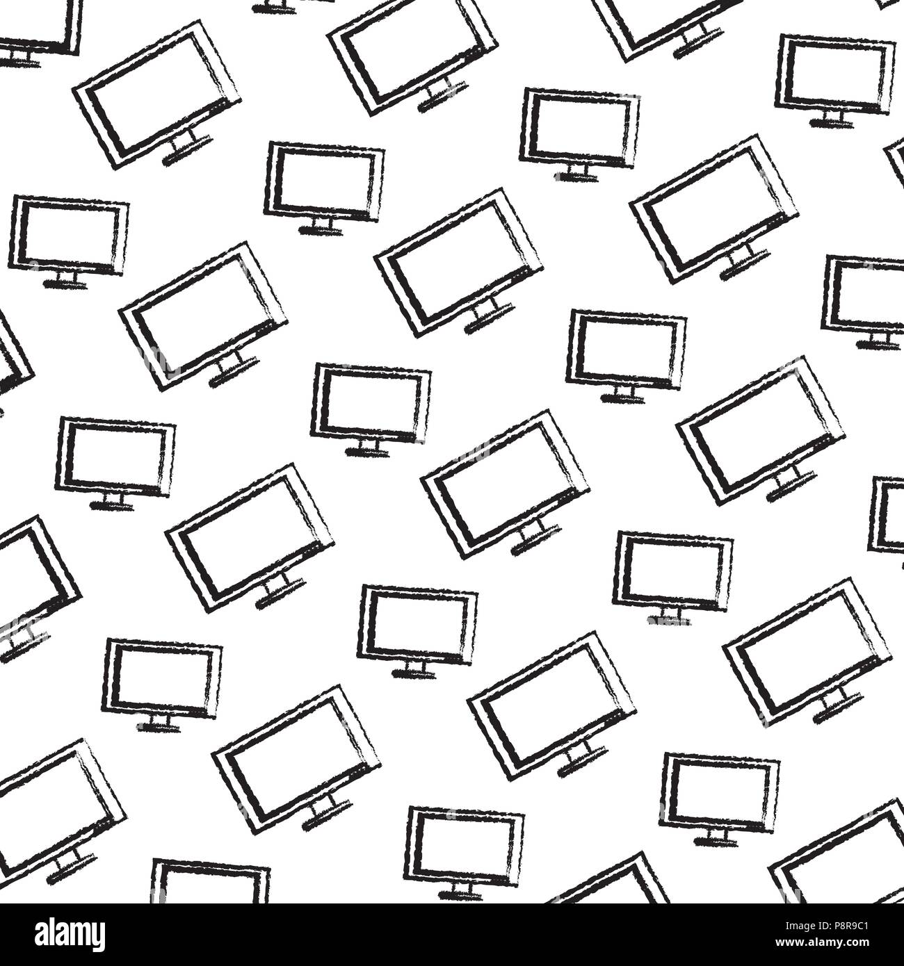 grunge electronic computer technology information background vector ...