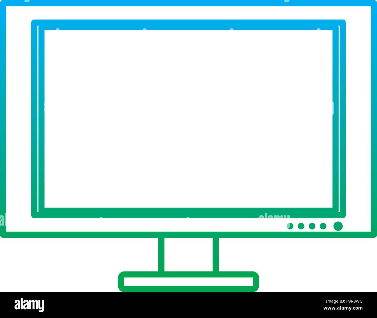 degraded line electronic computer technology information style vector ...