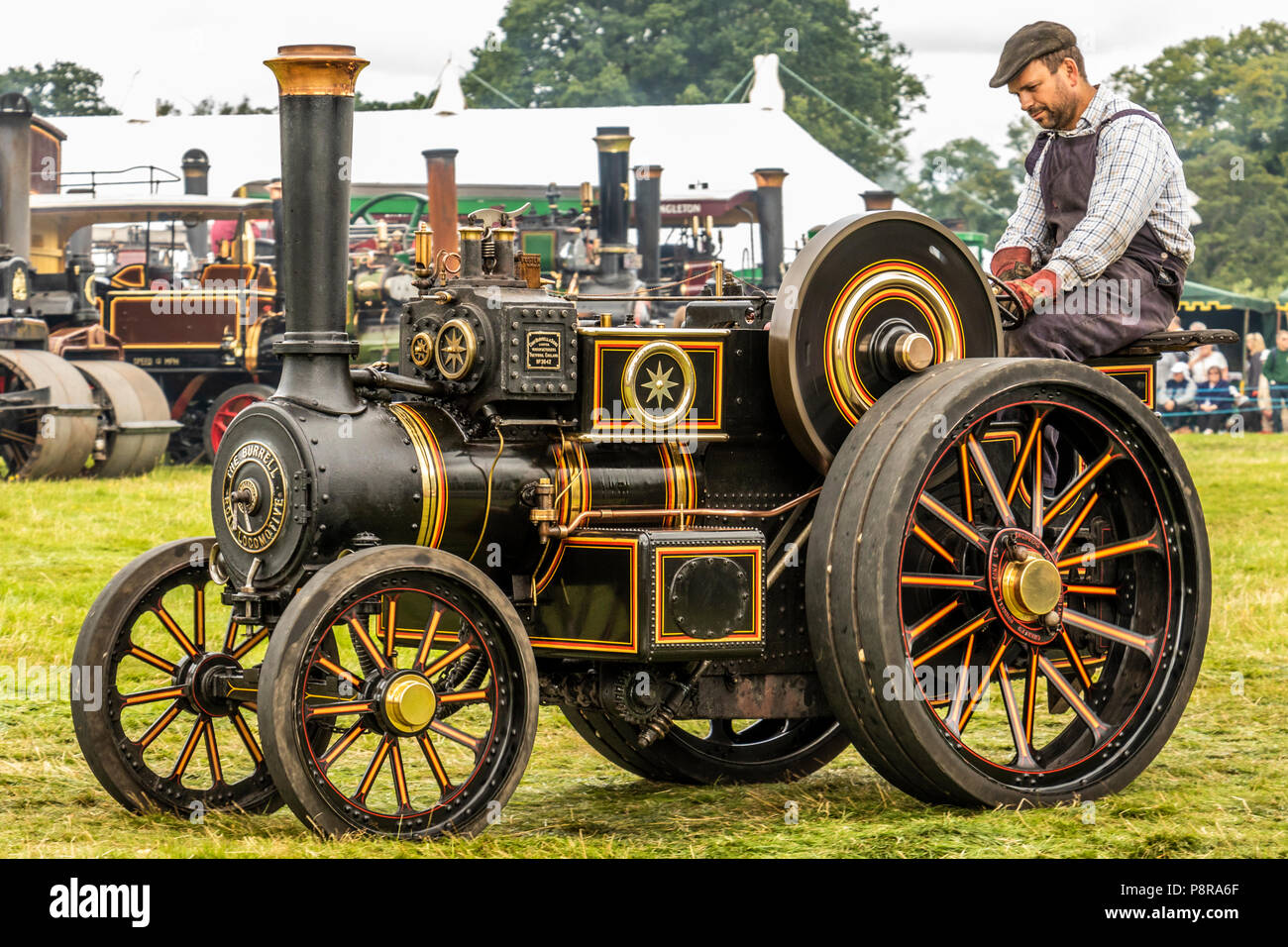 Miniature traction engines on display at Astle Park steam festival ...