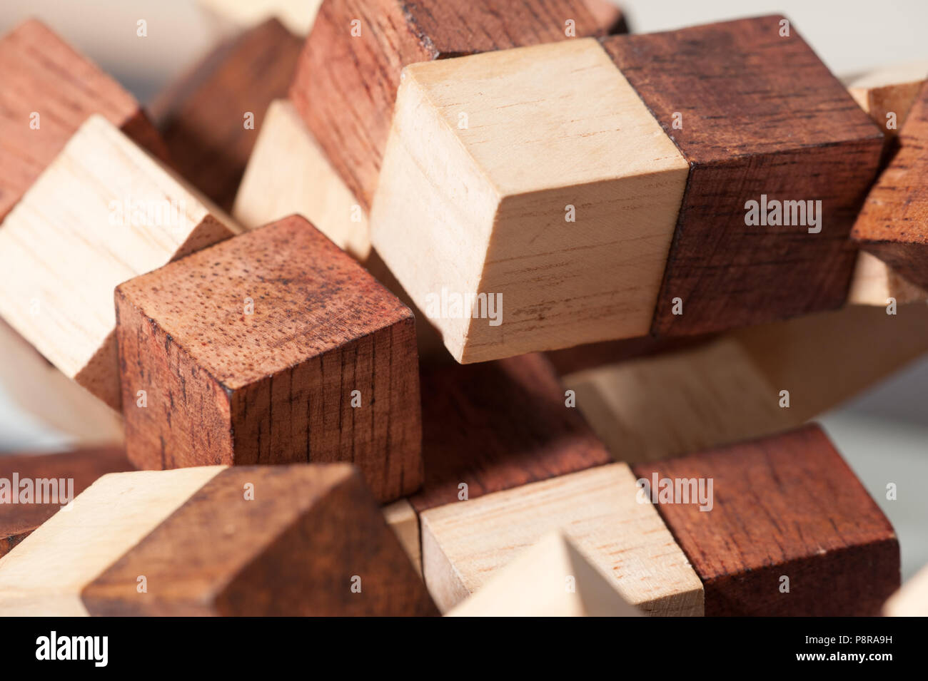 chain of cubes Stock Photo - Alamy