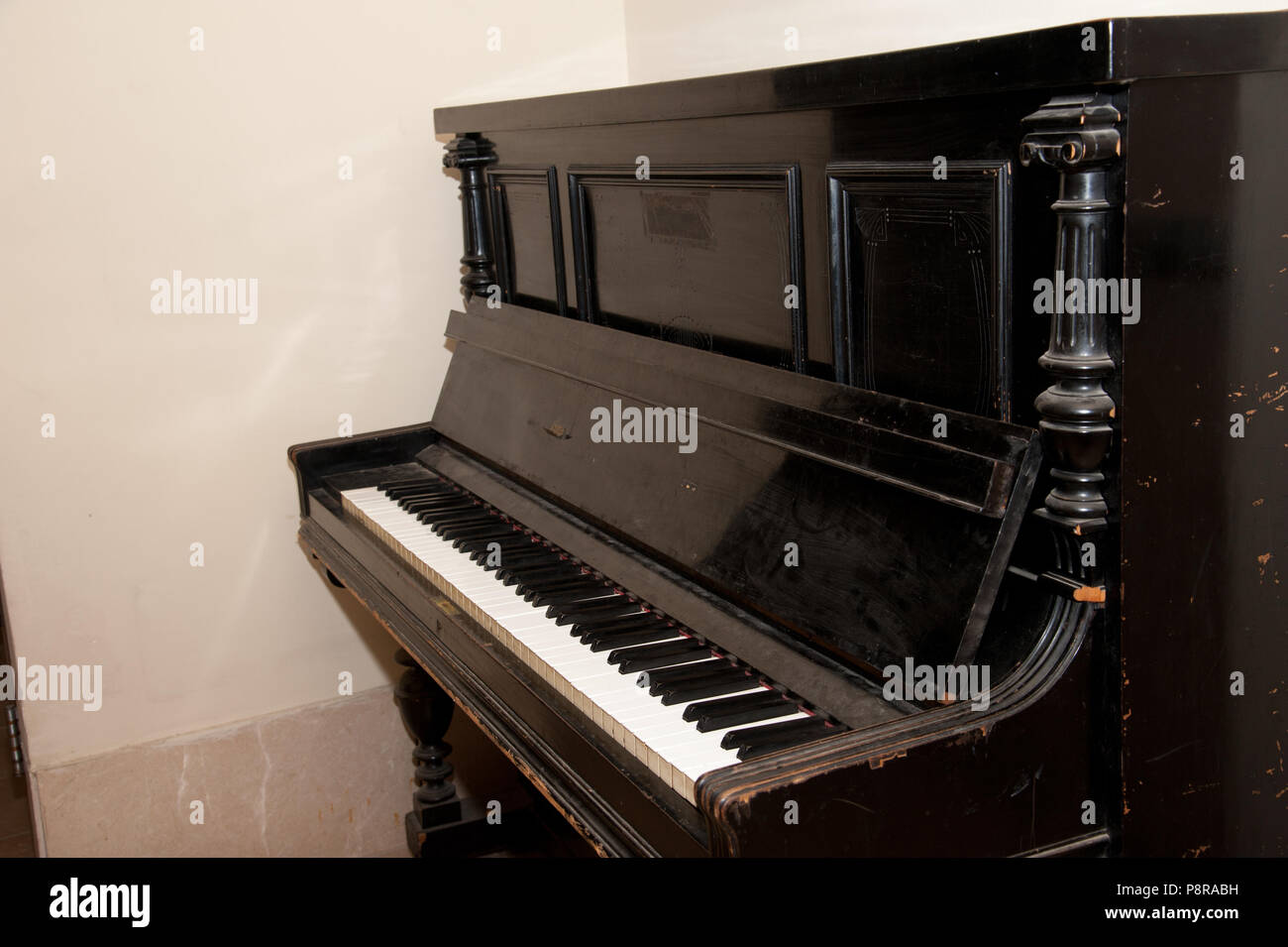 old piano, 19th century Stock Photo - Alamy