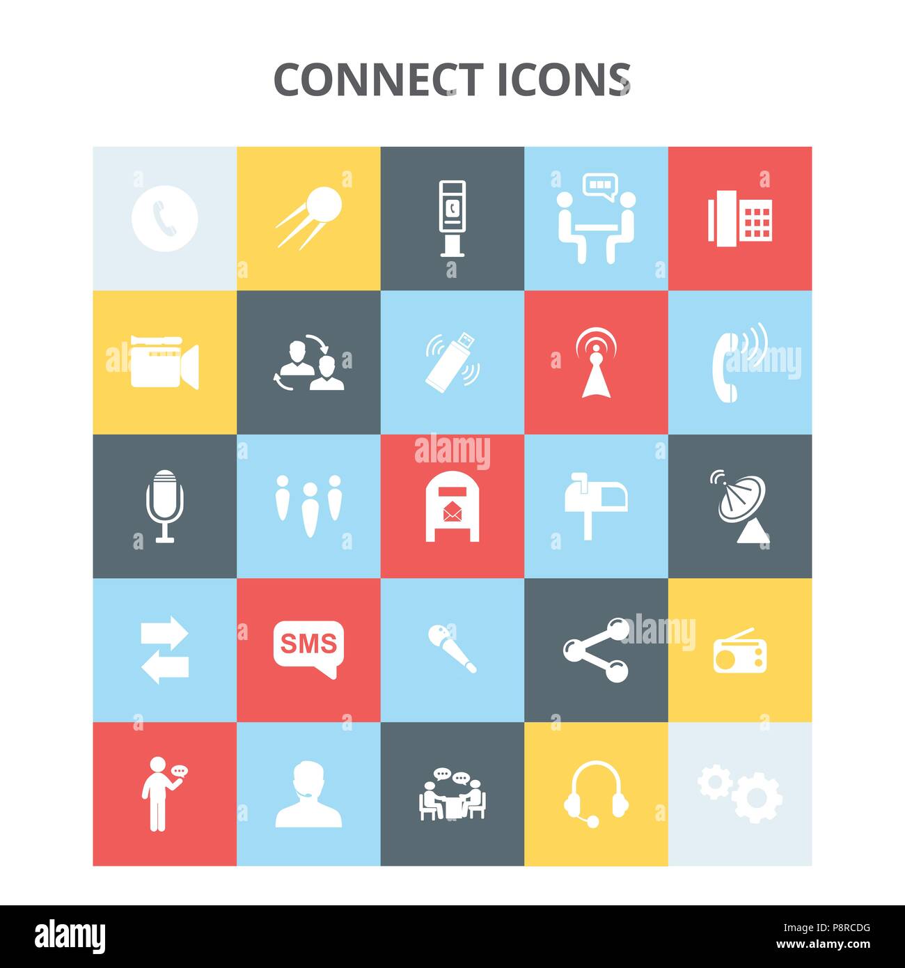 Connect Icons. For web design and application interface, also useful ...