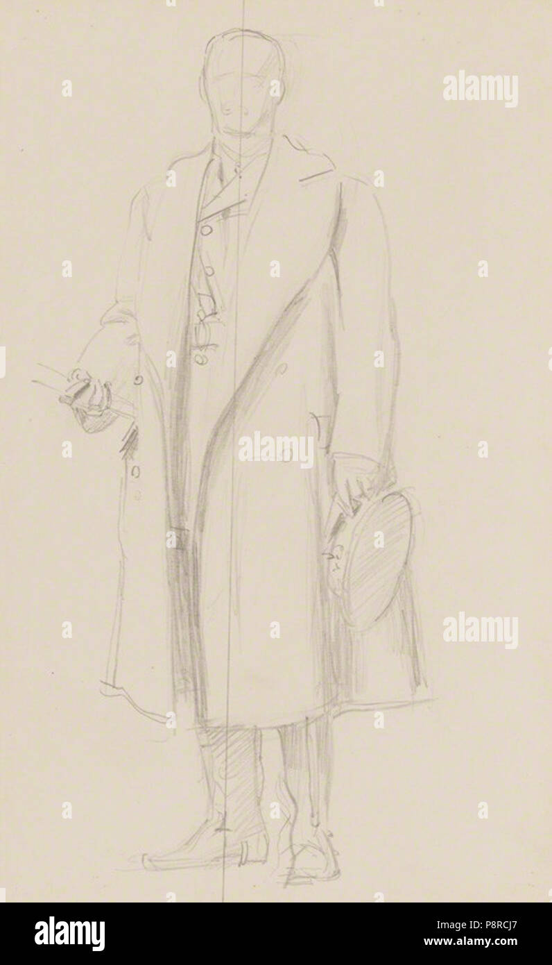 by John Singer Sargent, pencil, circa 1922 351 John Denton Pinkstone ...