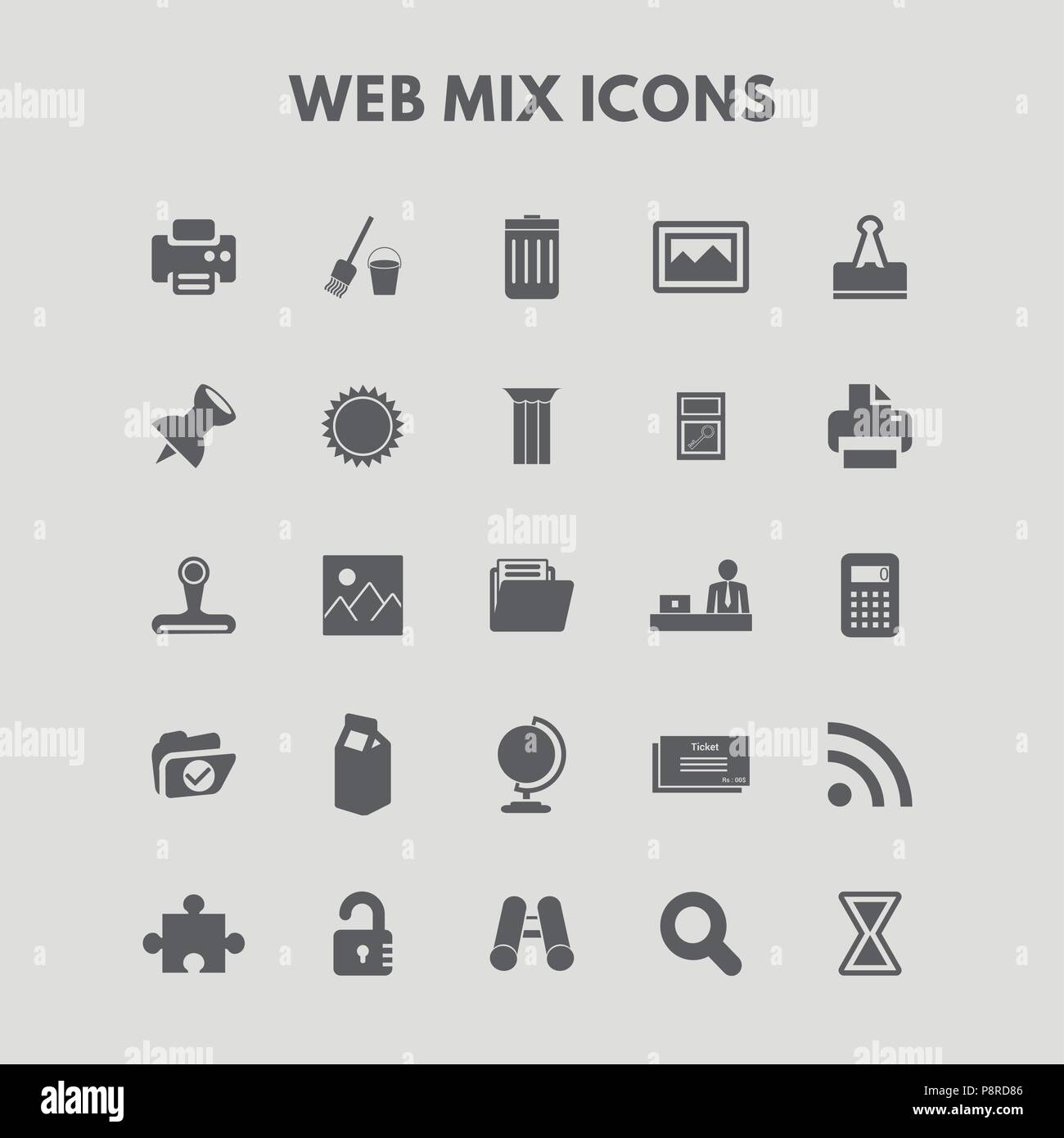 Web Mix Icons. For web design and application interface, also useful ...