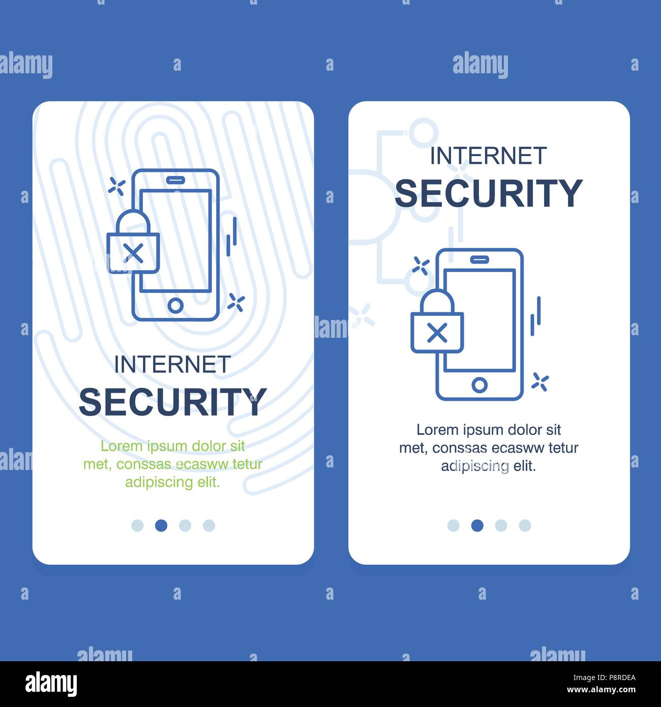 Cyber security design with creative design vector. For web design and ...