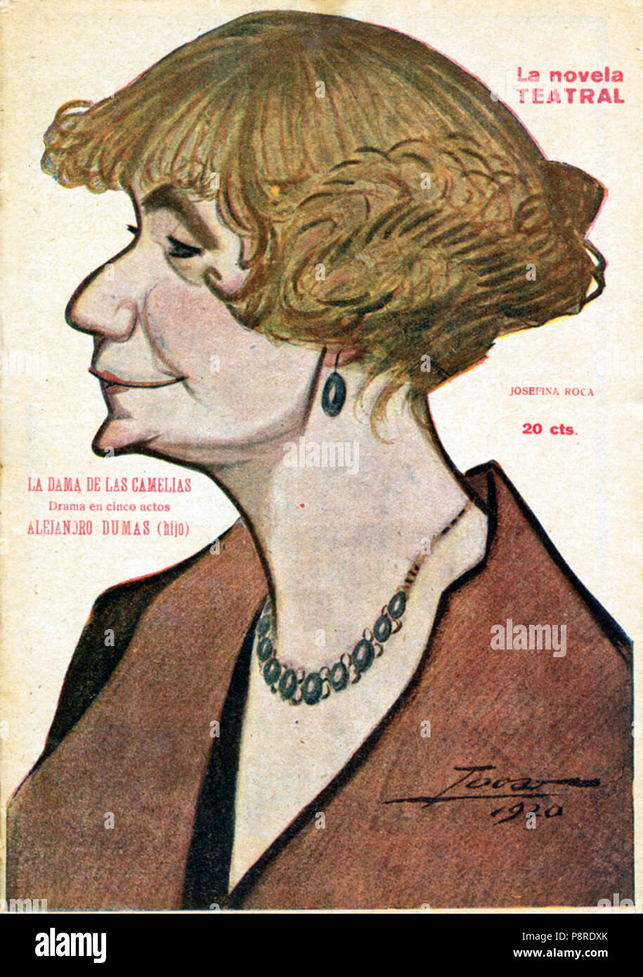 . 18 1920-12-19, La Novela Teatral, Josefina Roca, Tovar Stock Photo ...
