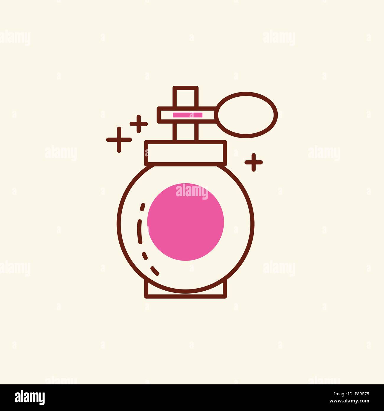 Mother's day pink color icon with white background vector. For web ...