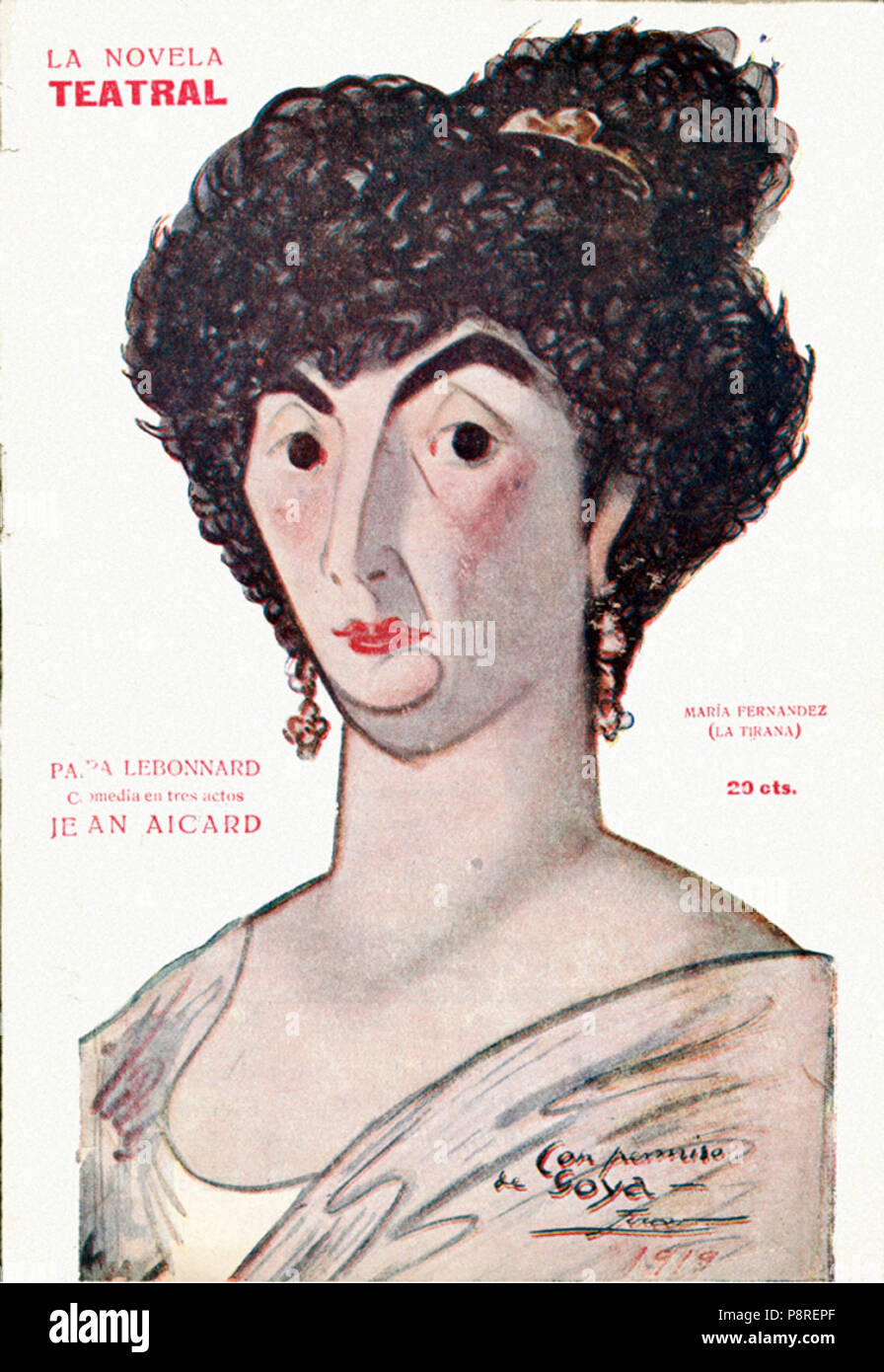 17 1919-08-17, La Novela Teatral, María Fernández (La Tirana), Tovar ...