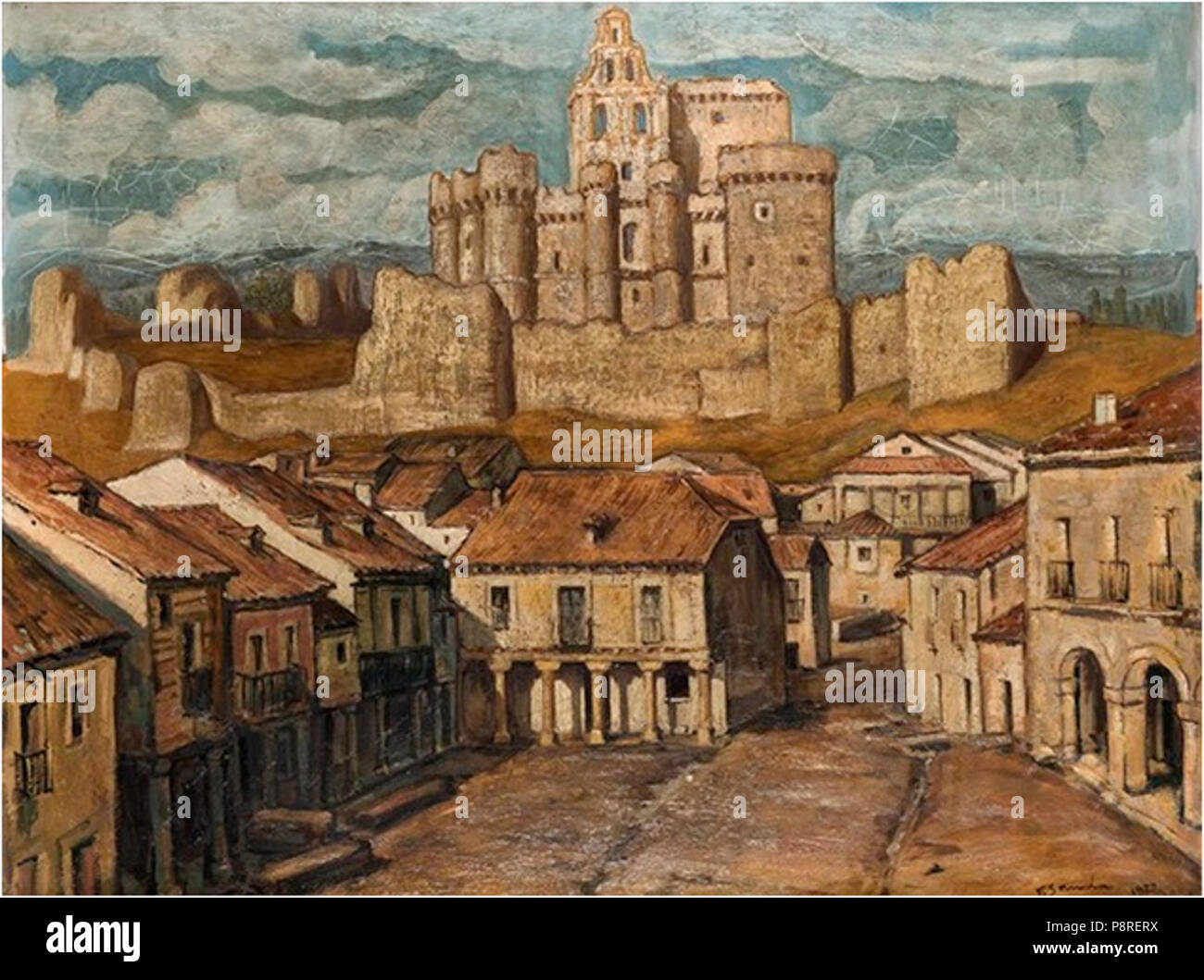 18 1922, Turégano, Sancha Stock Photo - Alamy