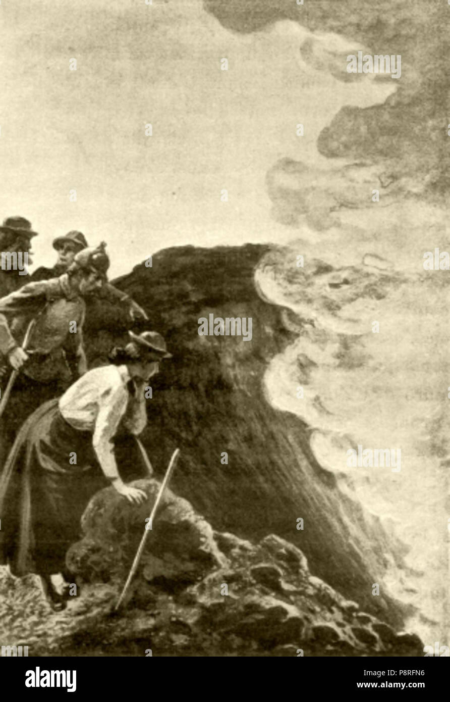 . 4 'The Golden Volcano' by George Roux 47 Stock Photo - Alamy