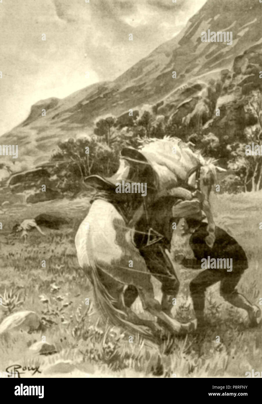 . 4 'The Golden Volcano' by George Roux 55 Stock Photo - Alamy