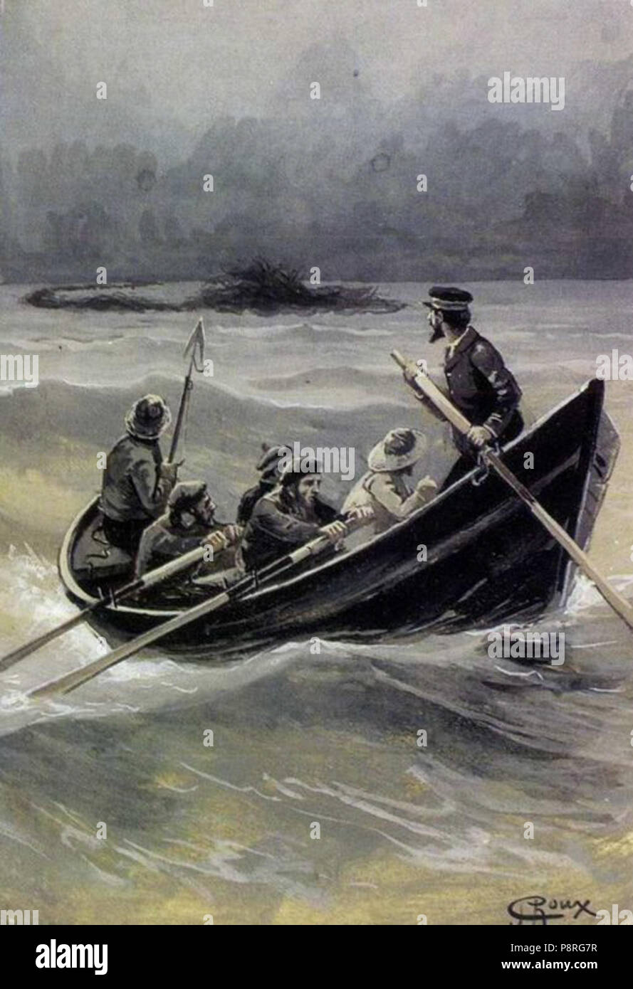 . 5 'The Sea Serpent' by George Roux 17 Stock Photo - Alamy