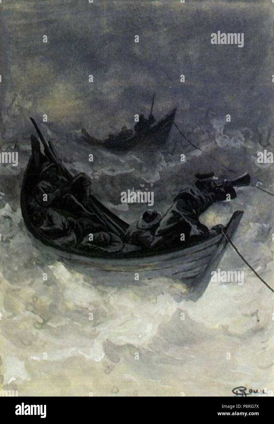 . 5 'The Sea Serpent' by George Roux 19 Stock Photo - Alamy