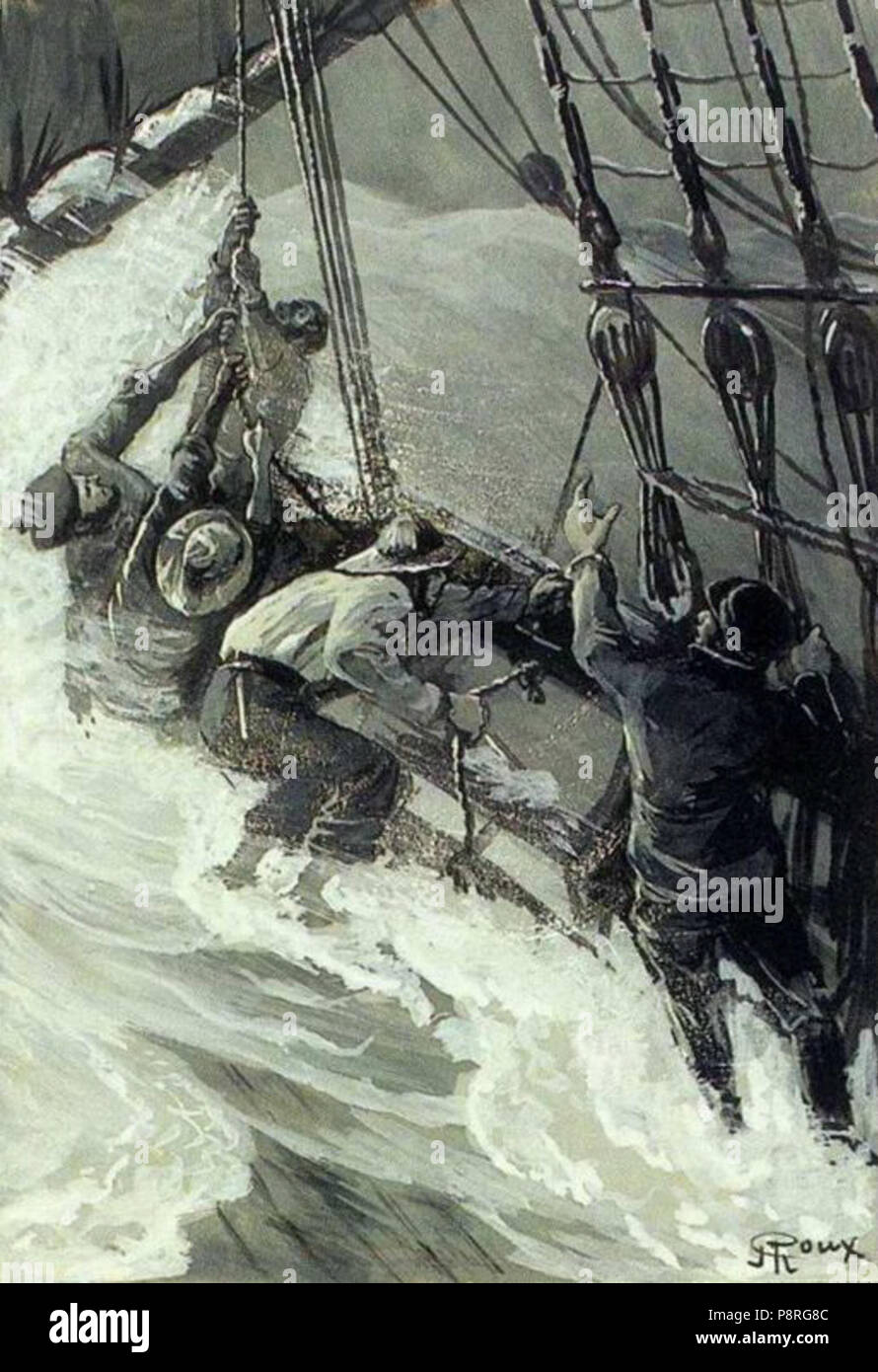 . 5 'The Sea Serpent' by George Roux 29 Stock Photo - Alamy