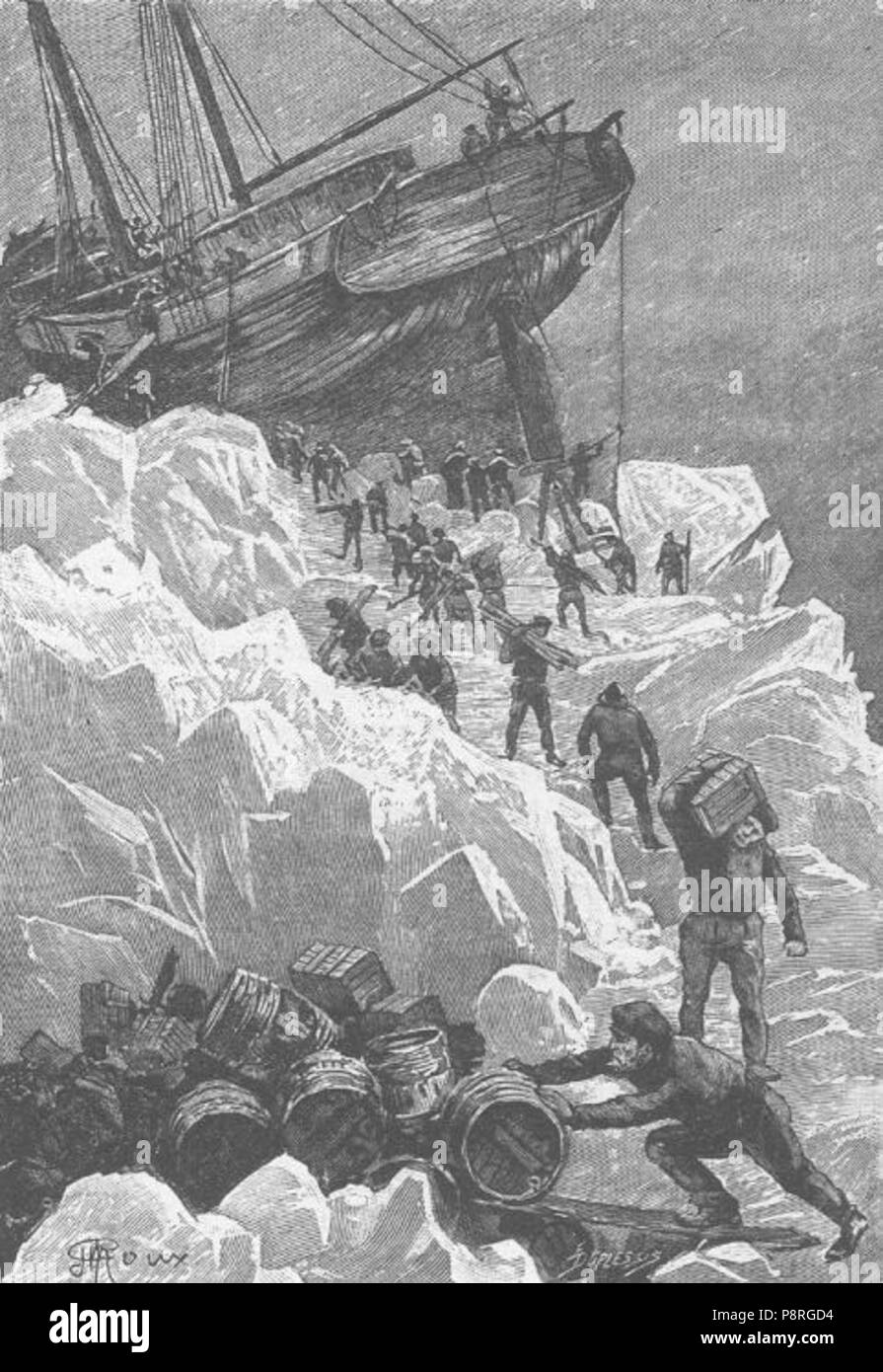 . 6 'The Sphinx of the Ice Fields' by George Roux 51 Stock Photo - Alamy