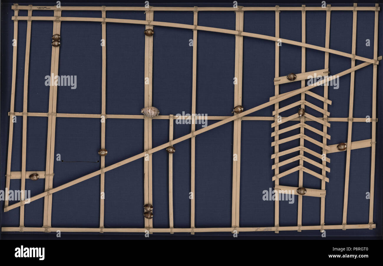 7 (Marshall Islands stick chart, Meddo type). LOC 2010586181 Stock ...