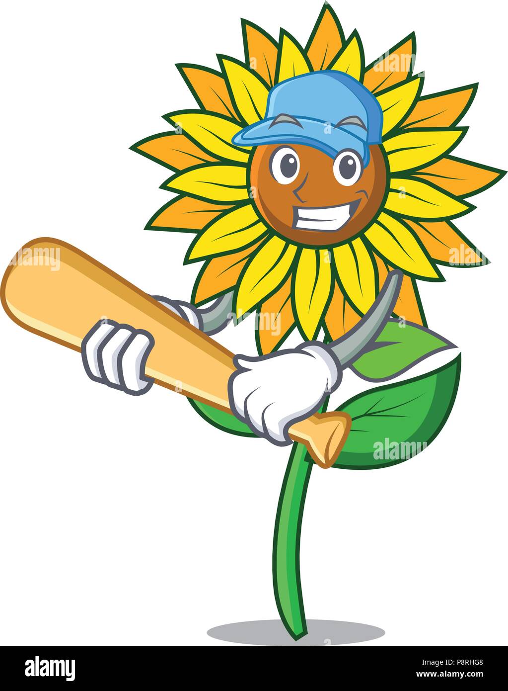 Flower seed ball and stem Stock Vector Images - Alamy