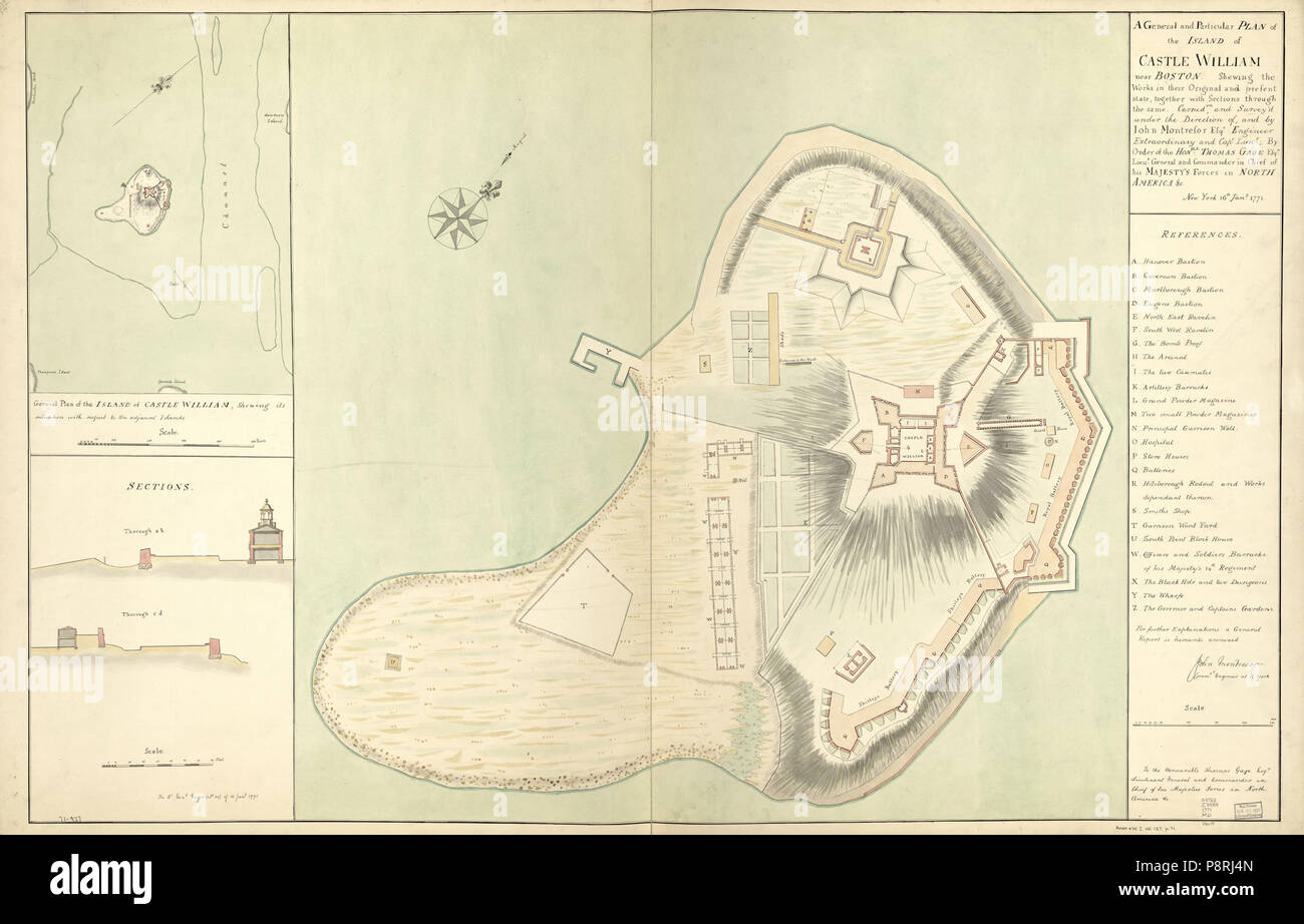 Boston castle island hi-res stock photography and images - Alamy