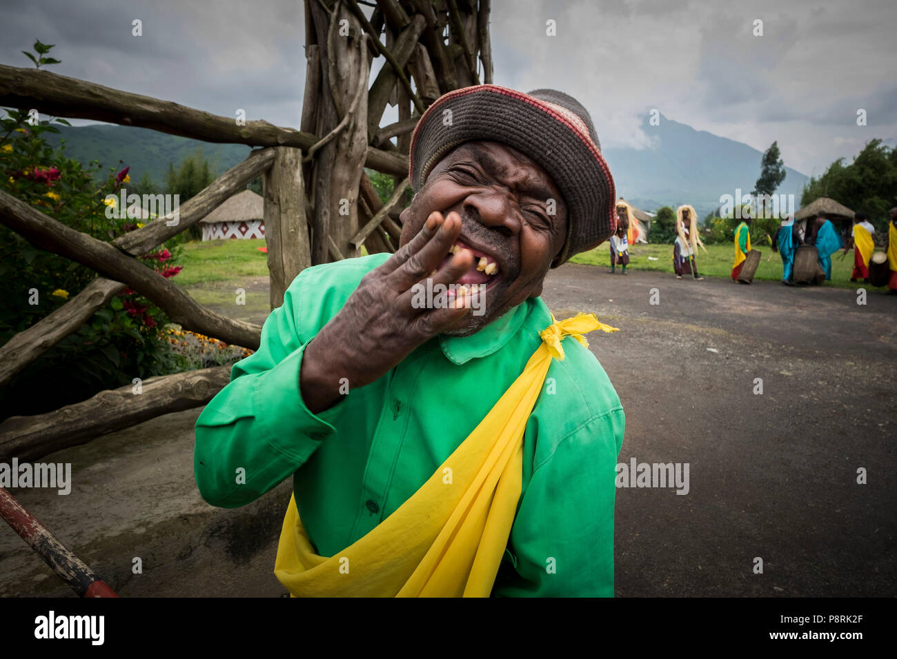 Rwanda,Ruhengeri,Musanze,Iby'Iwacu Cultural village,portrait Stock ...