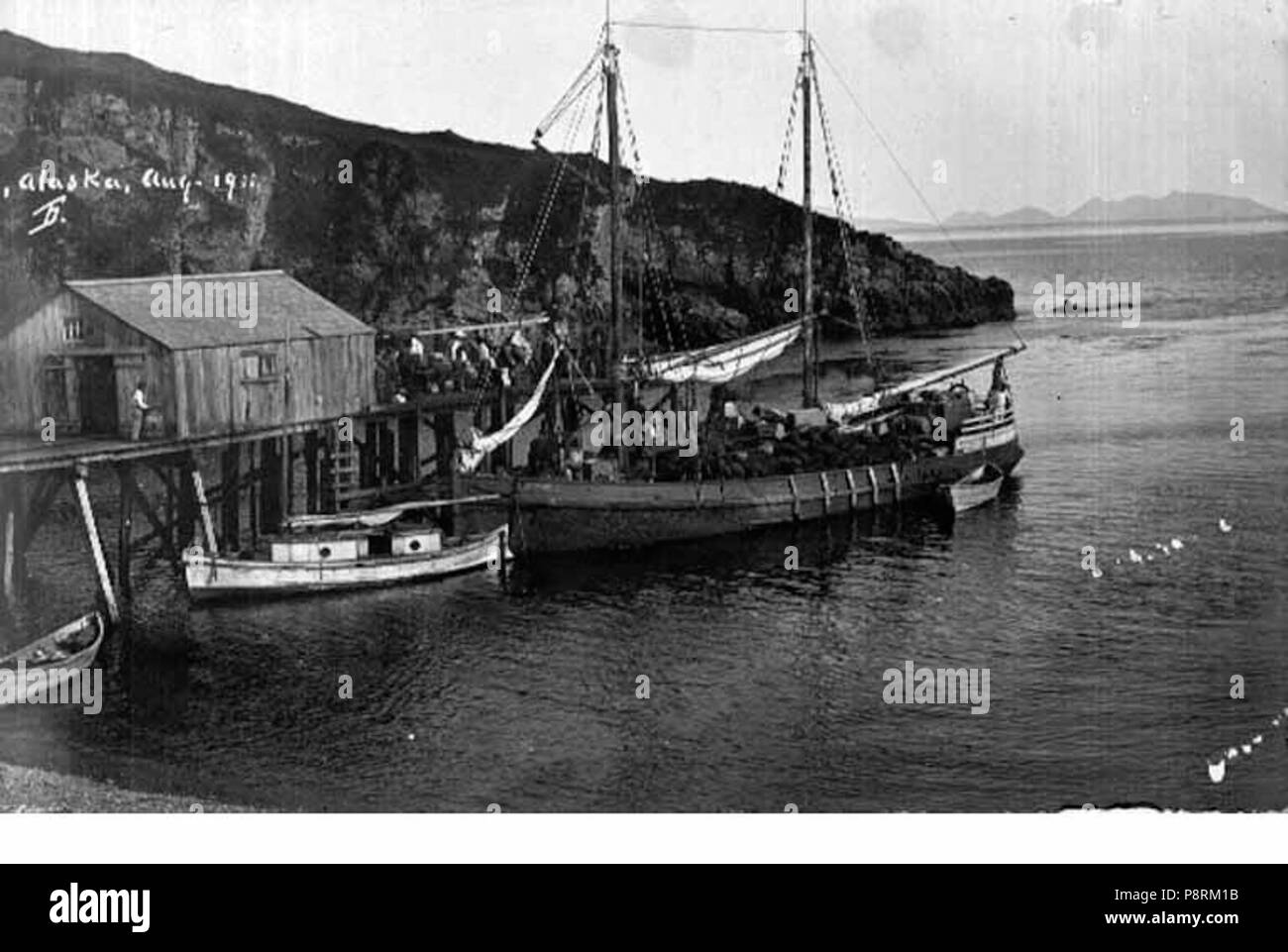 . 31 Alaska Codfish Company's two-masted schooner NONPAREIL , Squaw ...