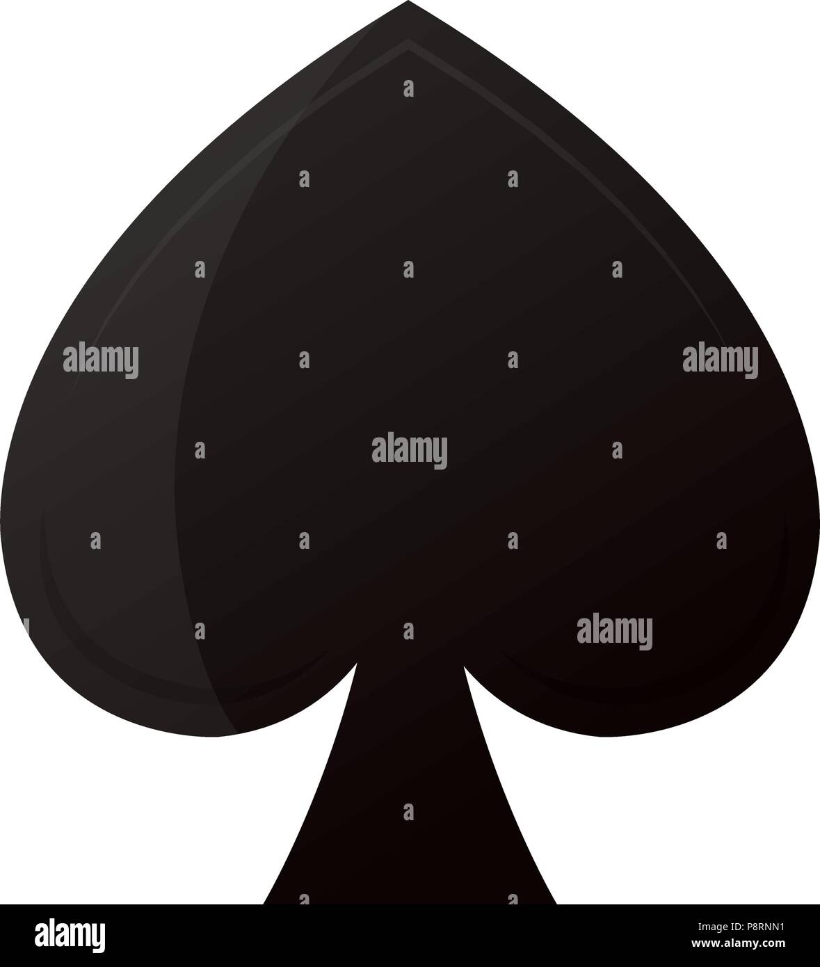 pikes casino game card symbol vector illustration Stock Vector Image ...