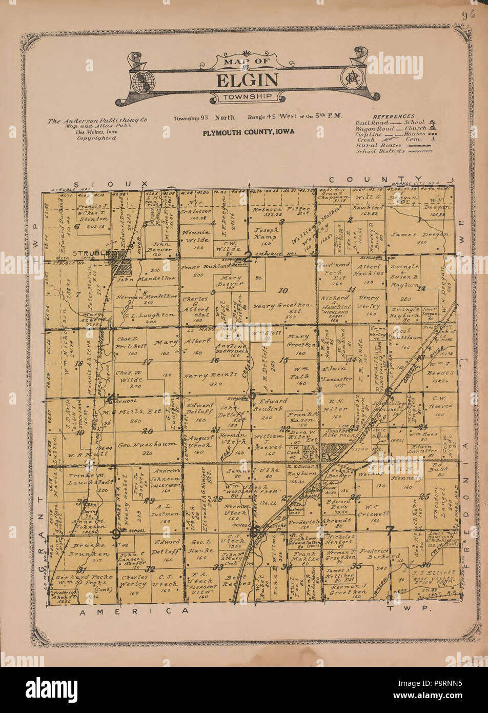 Iowa 1880s hi-res stock photography and images - Alamy