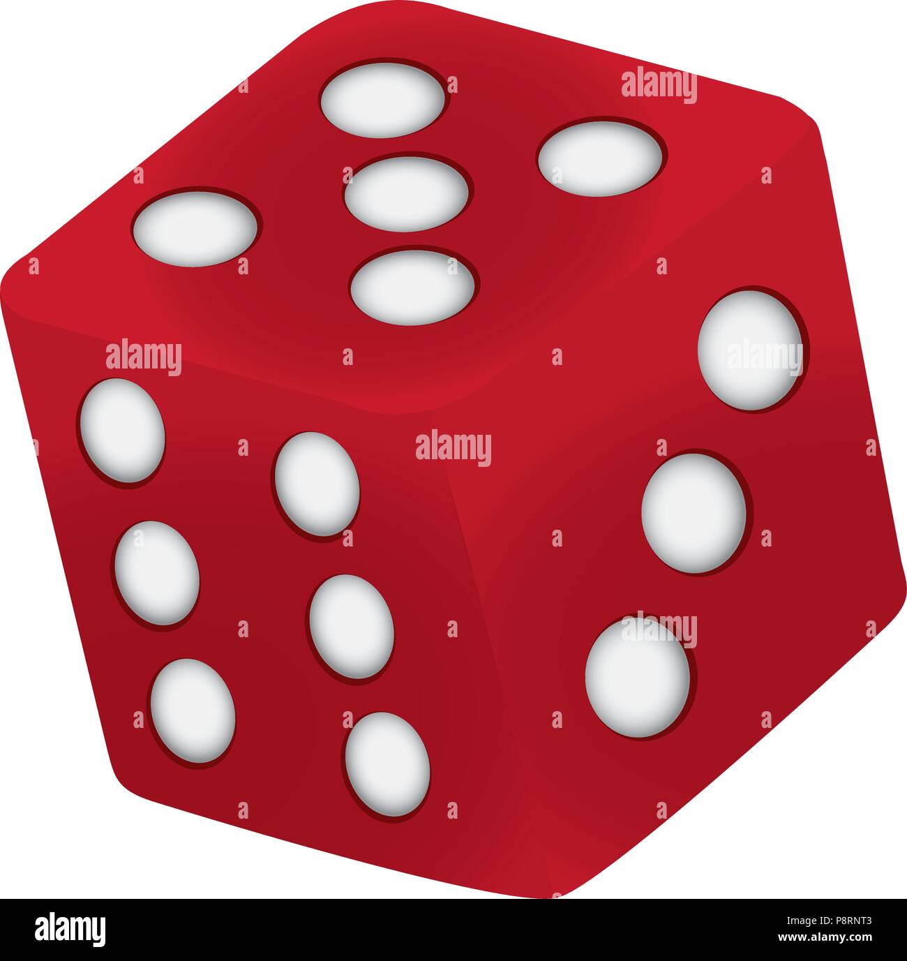 casino cube dice play numbers vector illustration Stock Vector Image ...