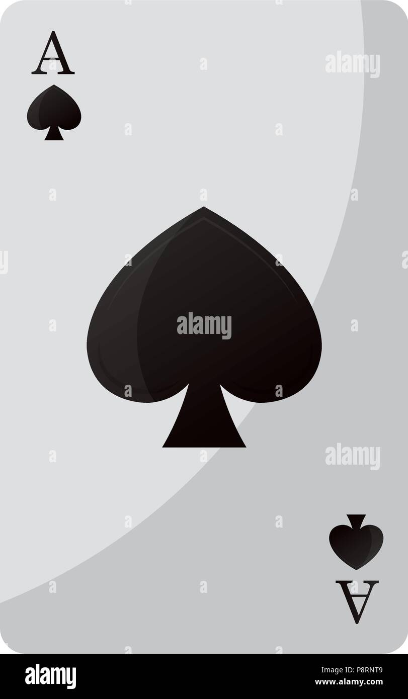 A of pikes poker card game vector illustration Stock Vector Image & Art ...
