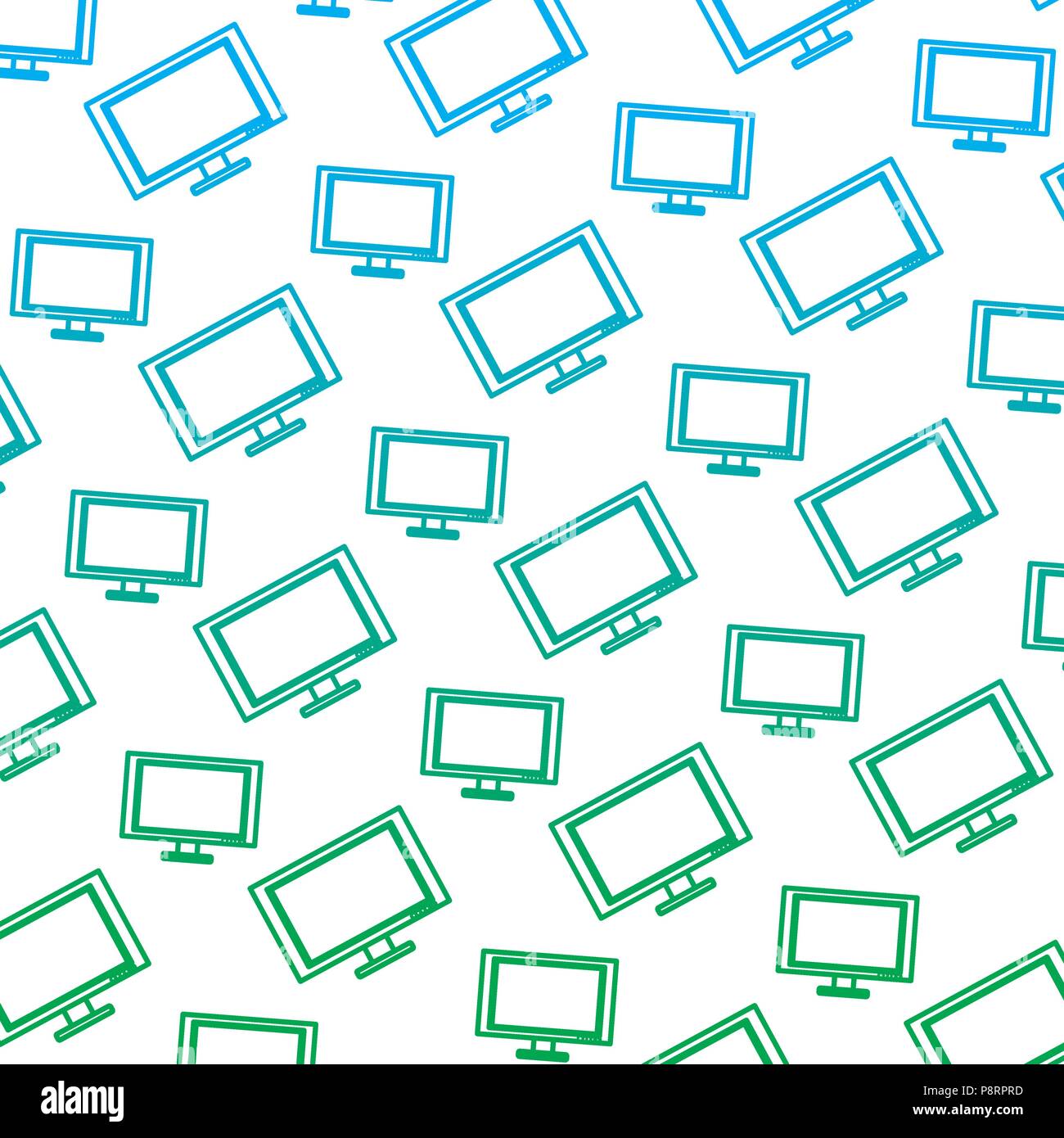 degraded line electronic computer technology information background ...