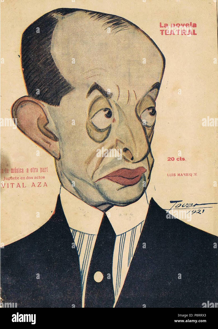 . 18 1921-02-06, La Novela Teatral, Luis Manrique, Tovar Stock Photo ...