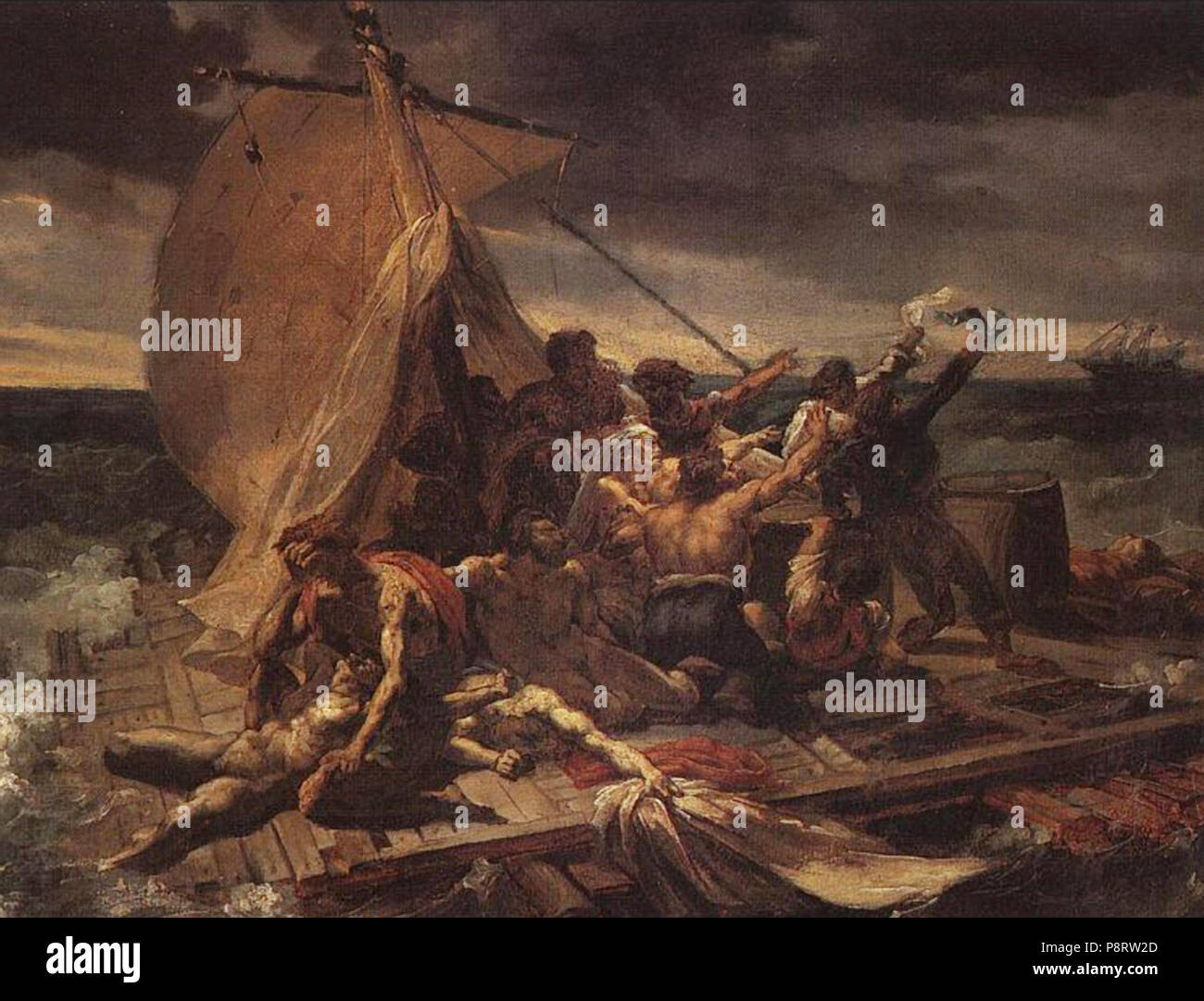 Theodore gericault portrait study hi-res stock photography and images ...