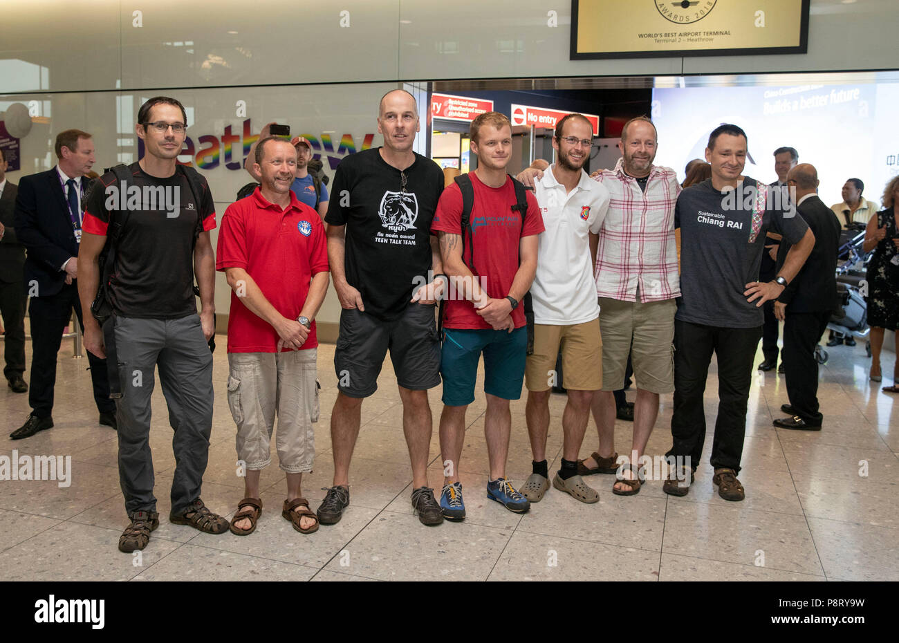 Divers from the rescue mission, from left to right: Chris Jewell, Mike ...