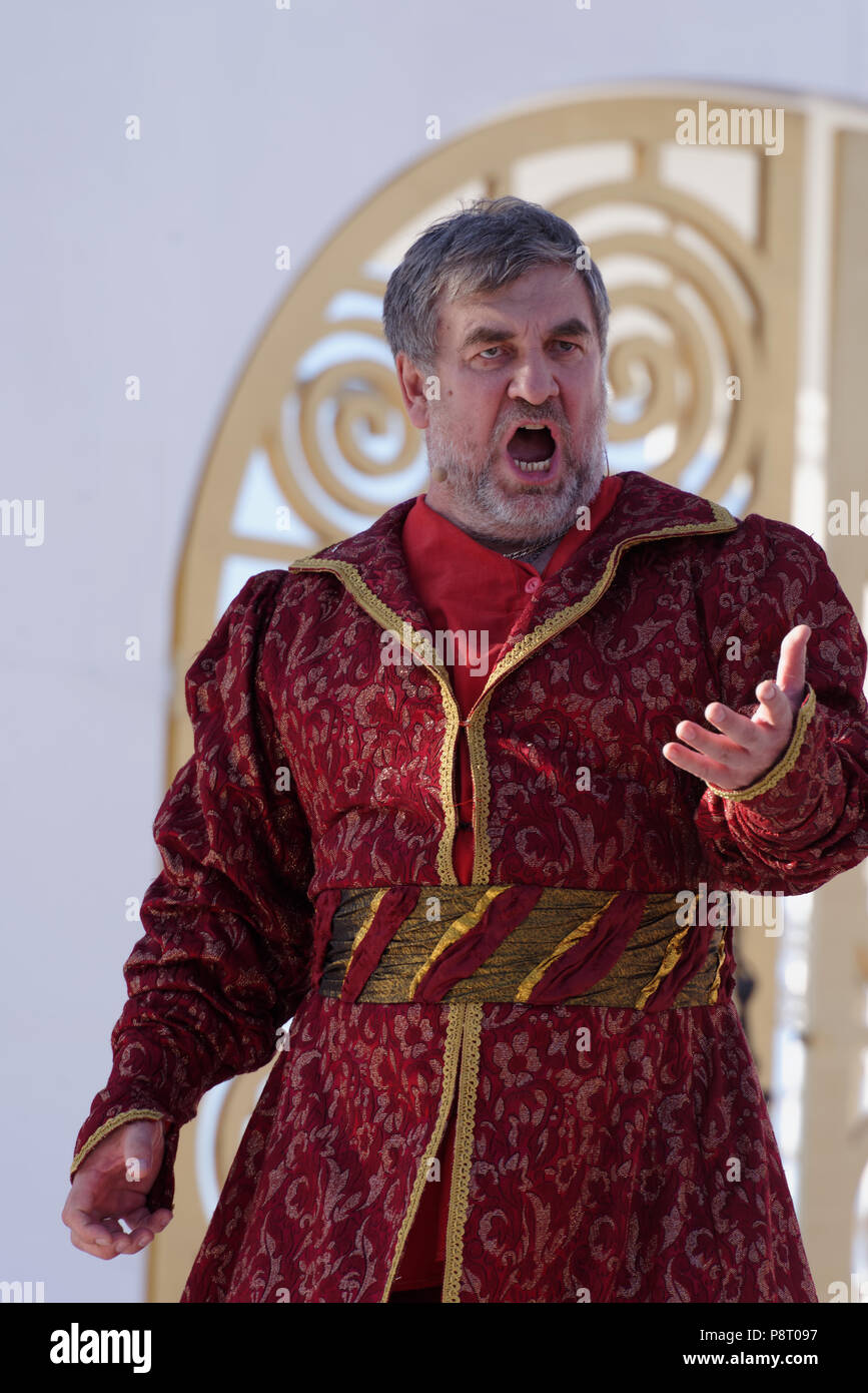 St. Petersburg, Russia - July 12, 2018: Soloist of Mariinsky theater ...