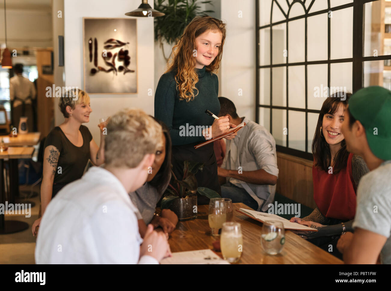 African american waitress customers hi-res stock photography and images ...
