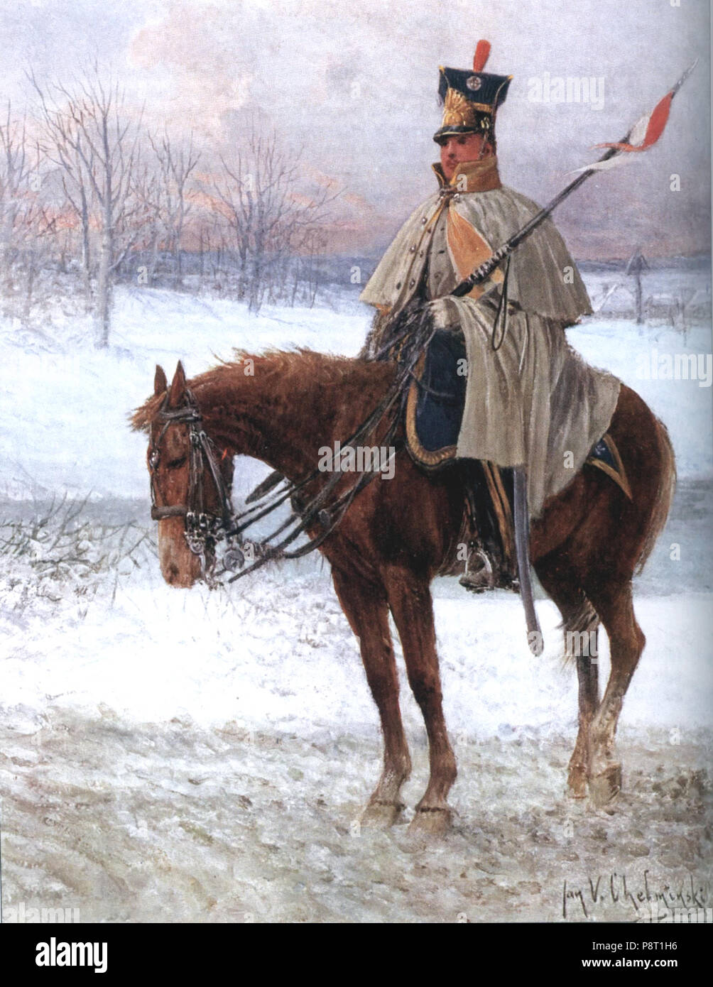 23 8e Régiment de Chevau-légers-lanciers (Légion de la Vistule Stock ...