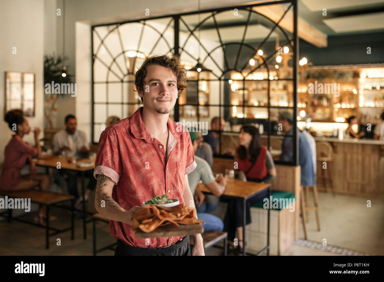 Eating ordering food service hi-res stock photography and images - Alamy