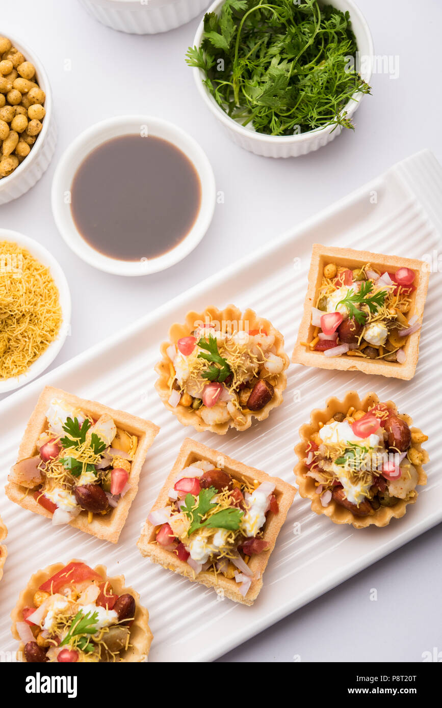 Crispy Canape or canap is a starter recipe from India - Round or square ...