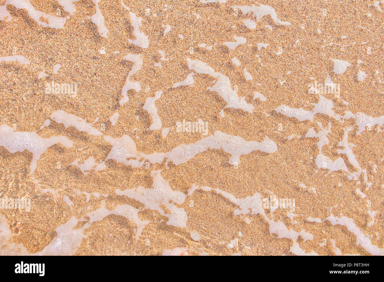 Sandy bottom of the sea in transparent water. Sand and waves Stock ...