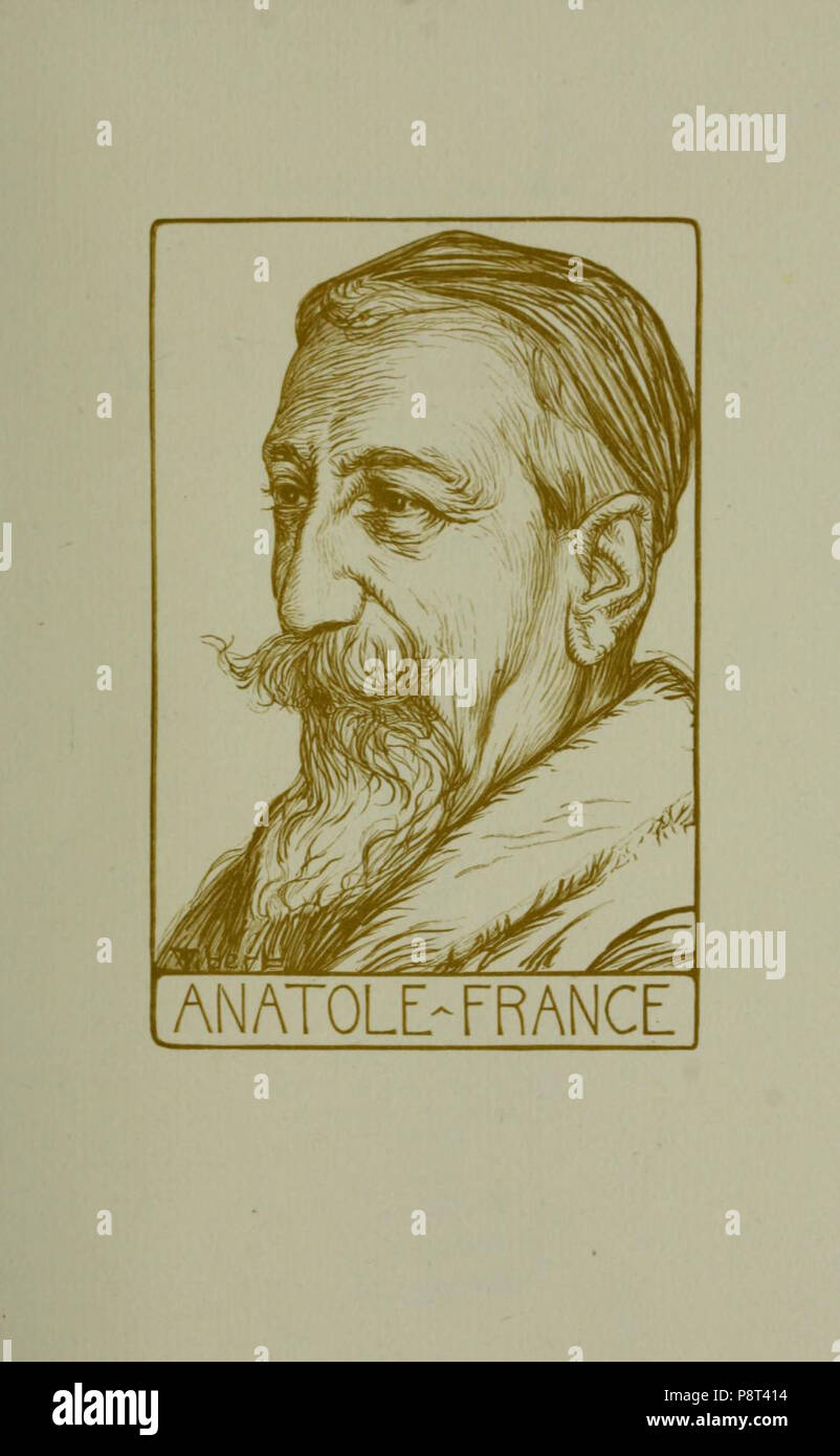. 36 Anatole France 1910 Stock Photo - Alamy