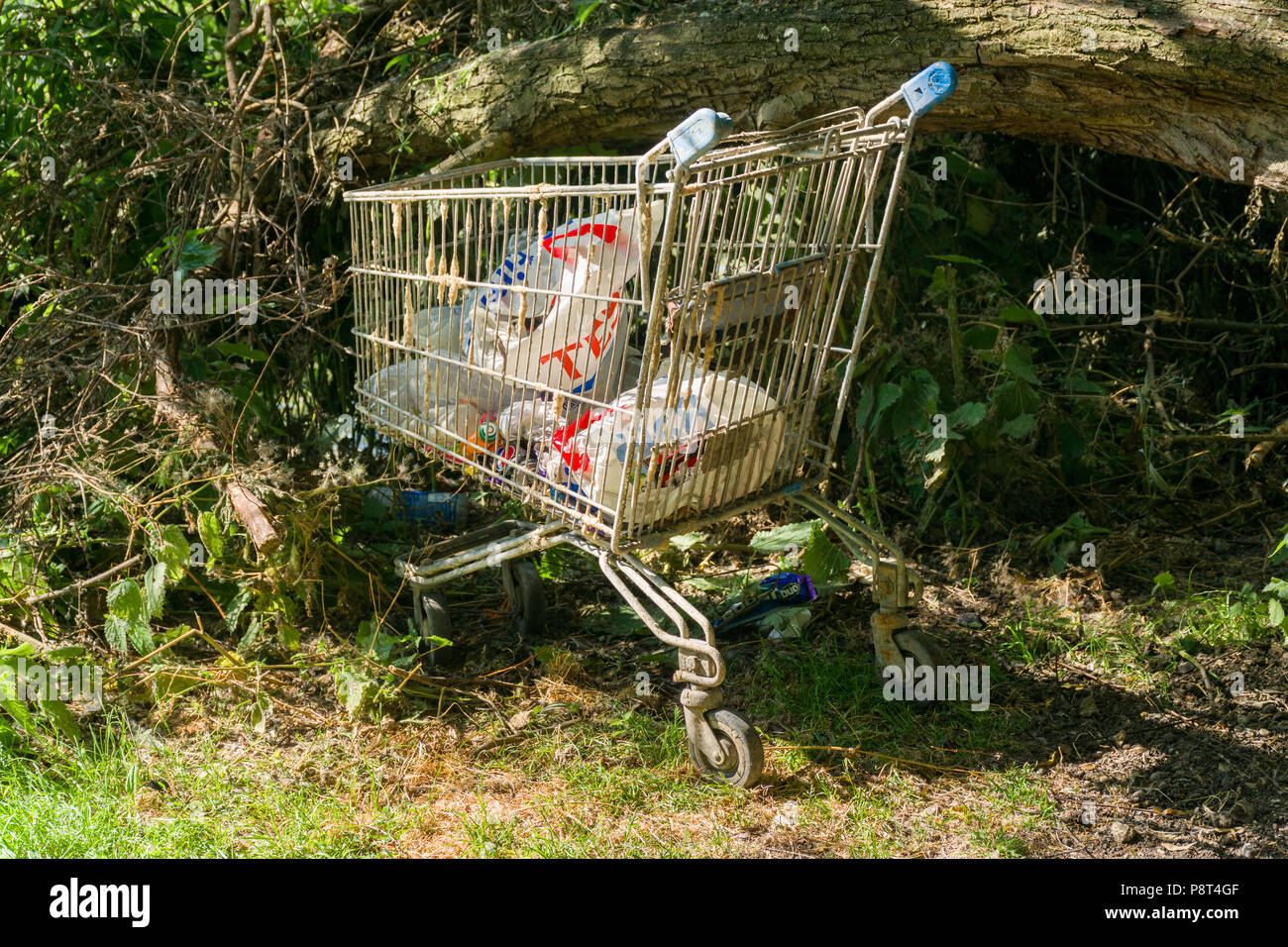 Dumped Supermarket Trolley High Resolution Stock Photography and Images ...