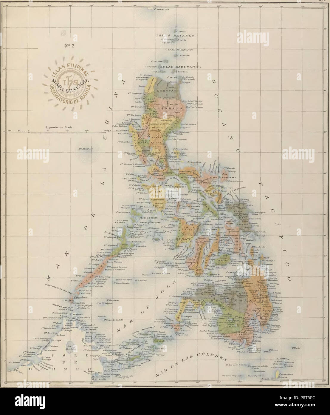 The philippines map hi-res stock photography and images - Alamy